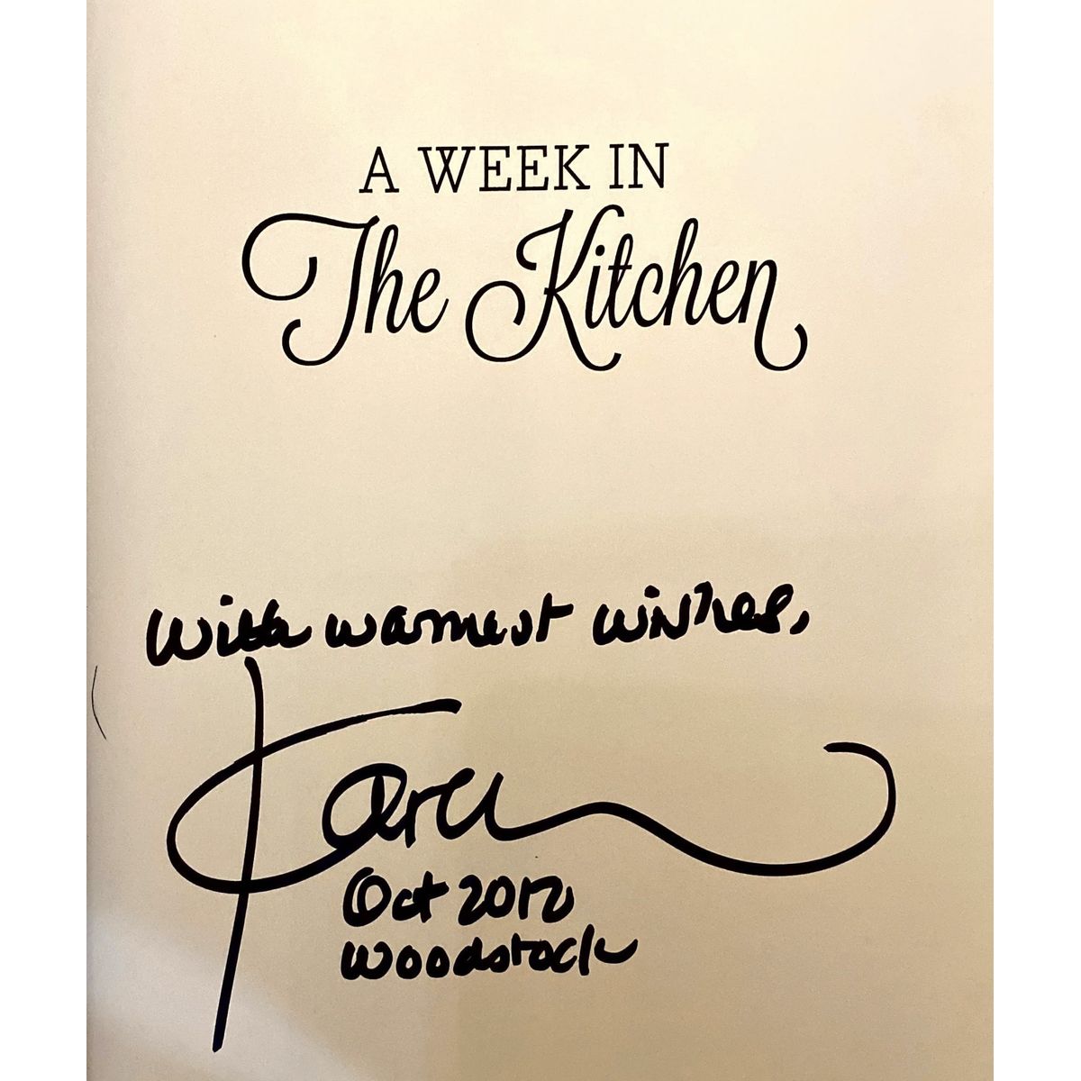 A Week in the Kitchen by Karen Dudley | Fact and Fiction